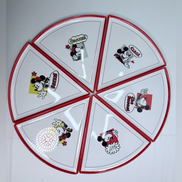 Disney | Dining | Disney Parks Mickey Mouse Minnie Mouse 6piece Italian ...